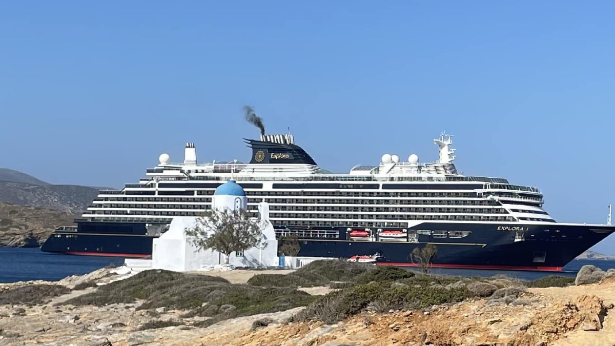 Τα κρουαζιερόπλοια φτάνουν στην Αμοργό - Βιώσιμες Κυκλάδες